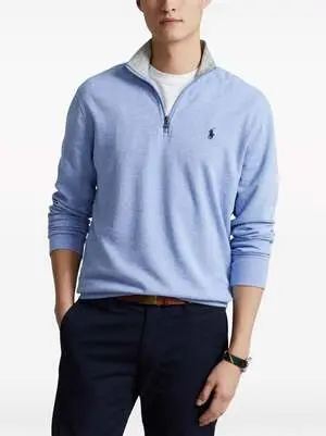 Polo Ralph Lauren Pony Half-zip Jumper - Blue