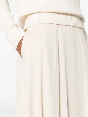 Ralph Lauren A-line Crepe Maxi Skirt