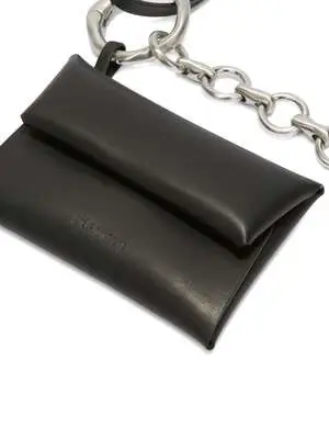 JIL SANDER Logo-embossed Leather Coin Purse