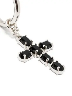 Dolce & Gabbana Cross-charm Hoop Earrings