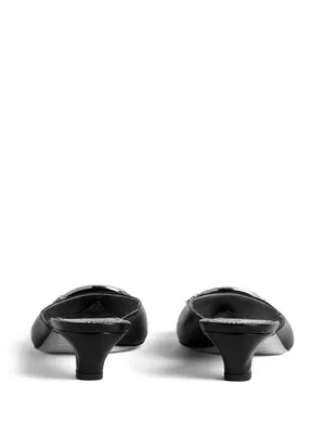 Dsquared2 35mm Logo-plaque Leather Mules