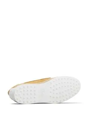 TOD'S Gommino Suede Loafers - Yellow