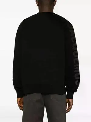 Jacquemus Le Sweatshirt Typo Cotton Top