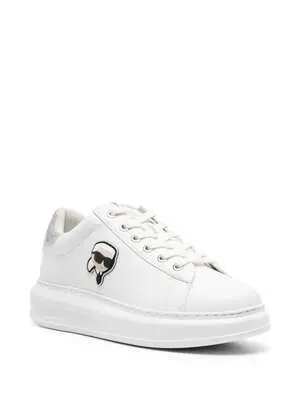 Karl Lagerfeld K/ikonik Kapri Leather Sneakers - White