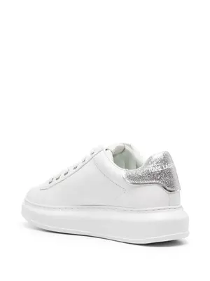 Karl Lagerfeld K/ikonik Kapri Leather Sneakers - White