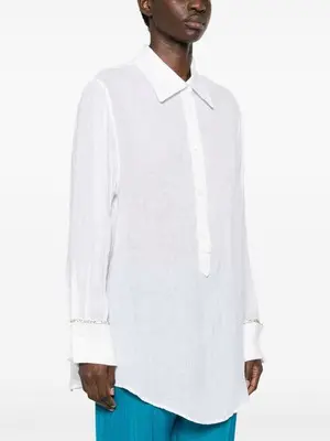 N°21 Gem-detailed Tunic - Neutrals