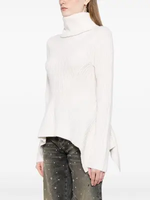 Simkhai Keyara Foldover-collar Jumper