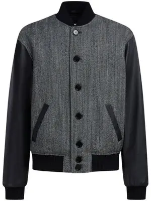 Marni Embossed Logo Bomber Jacket - Black