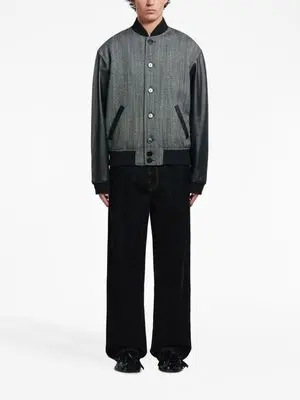 Marni Embossed Logo Bomber Jacket