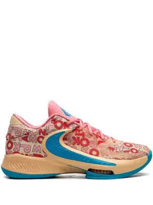Nike Zoom Freak 4 Letter Bro Sneakers - Pink