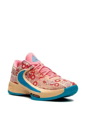 Nike Zoom Freak 4 Letter Bro Sneakers - Pink