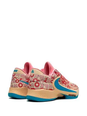 Nike Zoom Freak 4 Letter Bro Sneakers - Pink