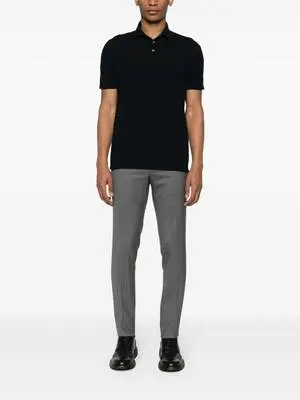 Incotex Slim-fit Virgin Wool Trousers - Grey