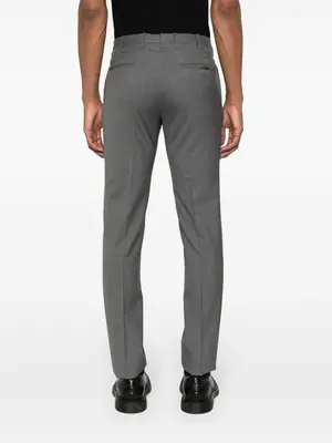 Incotex Slim-fit Virgin Wool Trousers - Grey