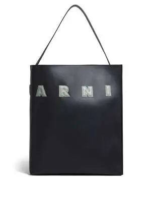 Marni Museo Leather Tote Bag - Black
