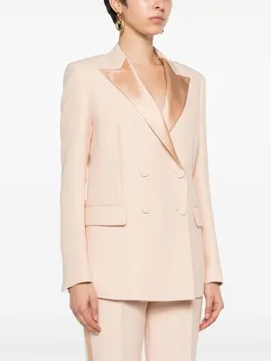 Fabiana Filippi Double-breasted Wool-blend Blazer