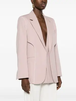 Victoria Beckham Double Panel Single-breasted Blazer