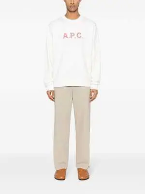 A.p.c. Logo-print Cotton Sweatshirt