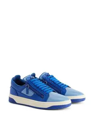 GIUSEPPE ZANOTTI Double-zip Low-top Sneakers - Blue