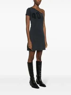 COURREGES Number-print Mini Dress