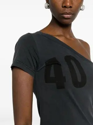 COURREGES Number-print Mini Dress