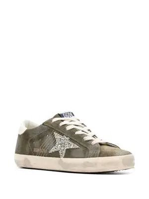 GOLDEN GOOSE Super-star Distressed Suede Sneakers