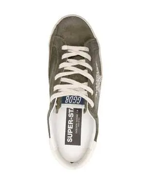 GOLDEN GOOSE Super-star Distressed Suede Sneakers