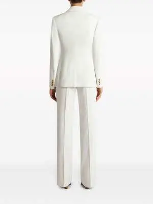 Etro Single-breasted Slub Blazer - White