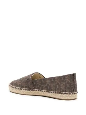 Michael Kors Kendrick Logo Print Espadrilles - Brown