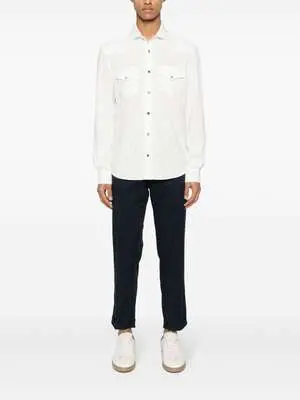 Brunello Cucinelli Piqué Cotton Shirt
