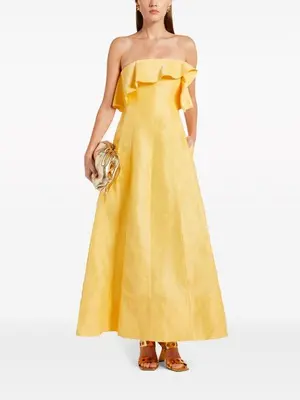 Aje Off-shoulder Strapless Gown