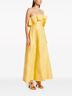 Aje Off-shoulder Strapless Gown