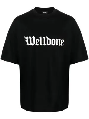 We11Done Logo-print Cotton T-shirt