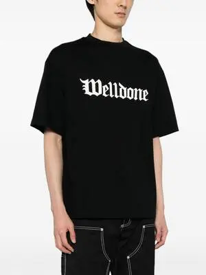 We11Done Logo-print Cotton T-shirt