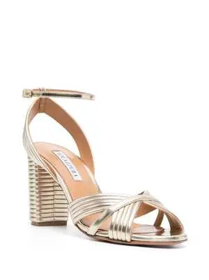 AQUAZZURA Very Sundance Heeled Sandals Tone