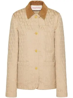 Valentino Garavani Toile Iconographe Cordura Caban Jacket