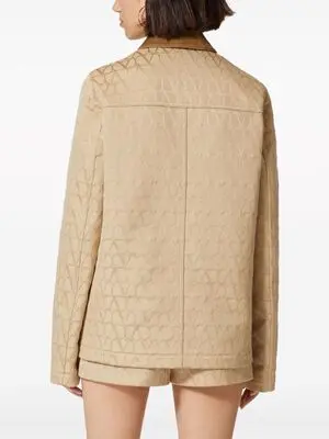 Valentino Garavani Toile Iconographe Cordura Caban Jacket