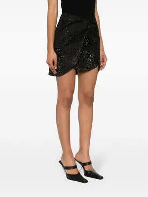 Off-White Crystal-embellished Mini Skirt