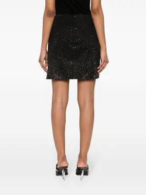 Off-White Crystal-embellished Mini Skirt