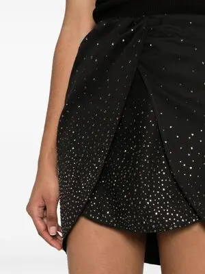Off-White Crystal-embellished Mini Skirt