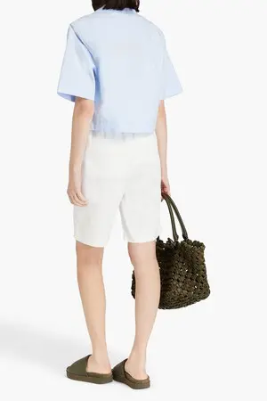 LOULOU STUDIO Vatoa Twill Shorts