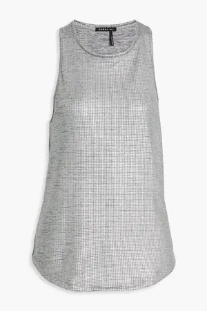 Koral Aerate Netz Metallic Stretchjacquard Tank
