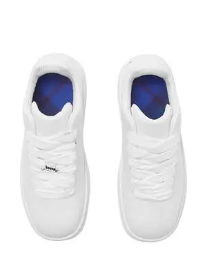 Burberry Leather Sneakers - White