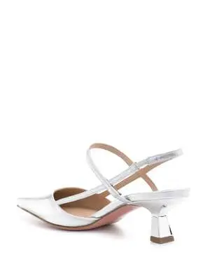 Roberto Festa Amai Metallic Leather Pumps