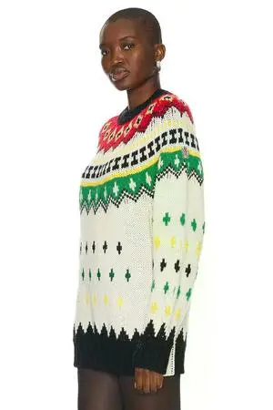 Moncler Knit Sweater - White Multi