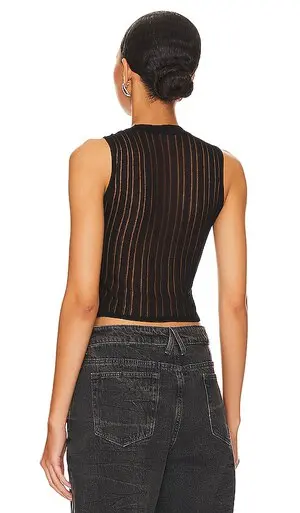 Superdown Riley Ribbed Knit Top