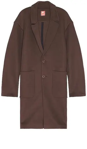 Nike Tech Fleece Reimagined Trench Jacket - Baroque Brown