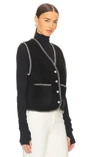 Donni. Polar Fleece Stitch Vest