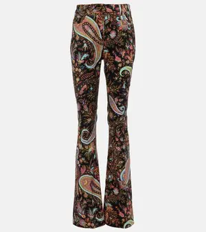 Etro Black Wash Pants For Women
