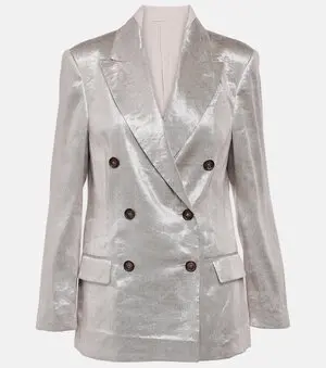 Brunello Cucinelli Metallic Outerwear For Women